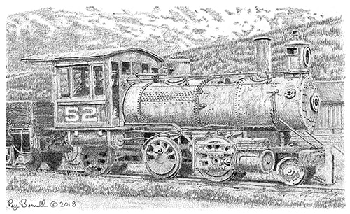 Engine No. 52 in Skagway helped build the White Pass & Yukon Route ...