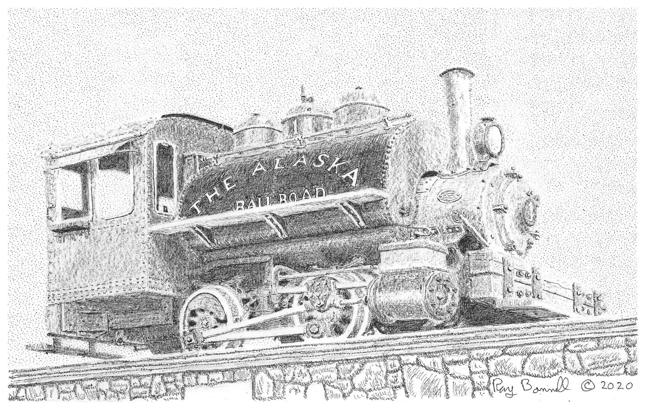 Alaska Railroad’s little Davenport steam engine traveled widely across ...