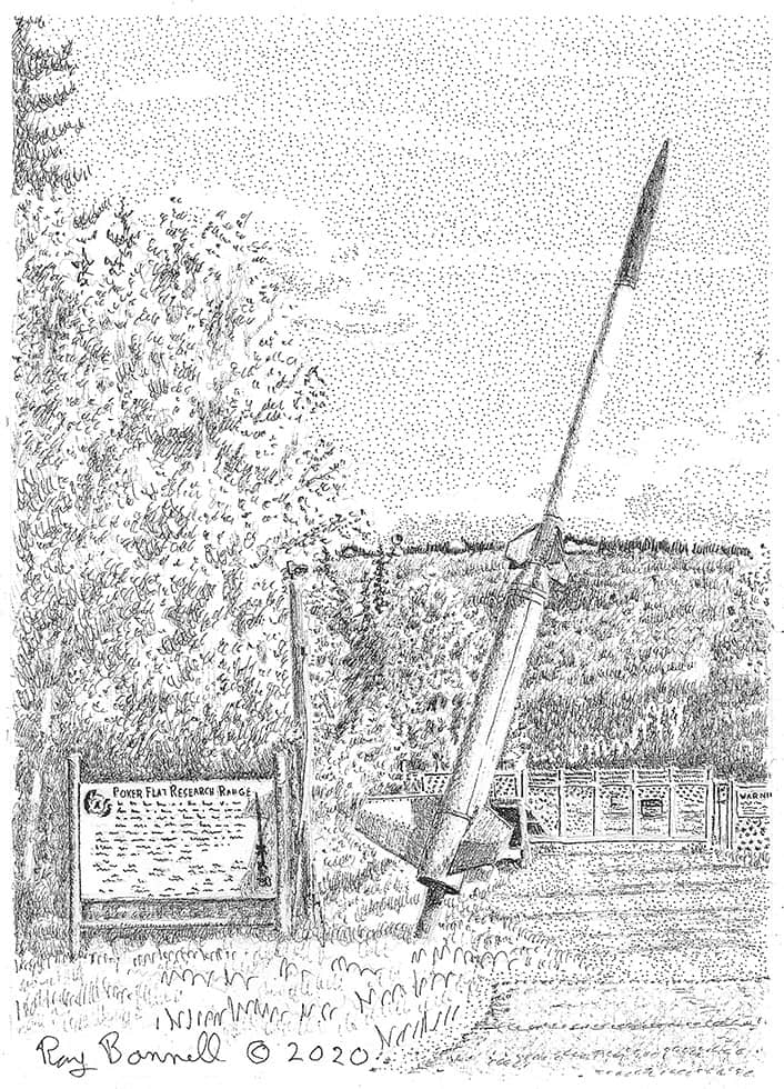 The origins of Poker Flat Research Range - Sketches of Alaska