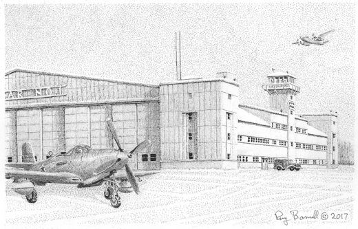 Ladd Field near Fairbanks grew rapidly during World War II - Sketches ...